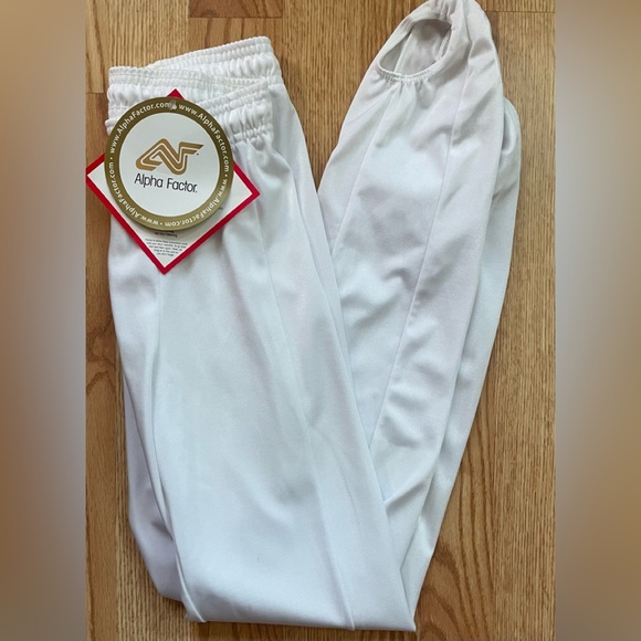 Alpha Factor | Other | Alpha Factor Gymnastics White Stirrup Pants Size Asm | Poshmark